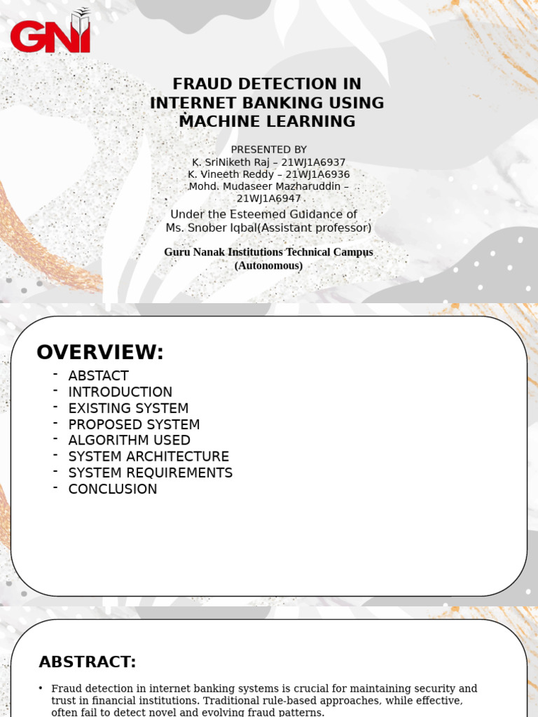 Fraud Detection ML | PDF | Support Vector Machine | Machine Learning