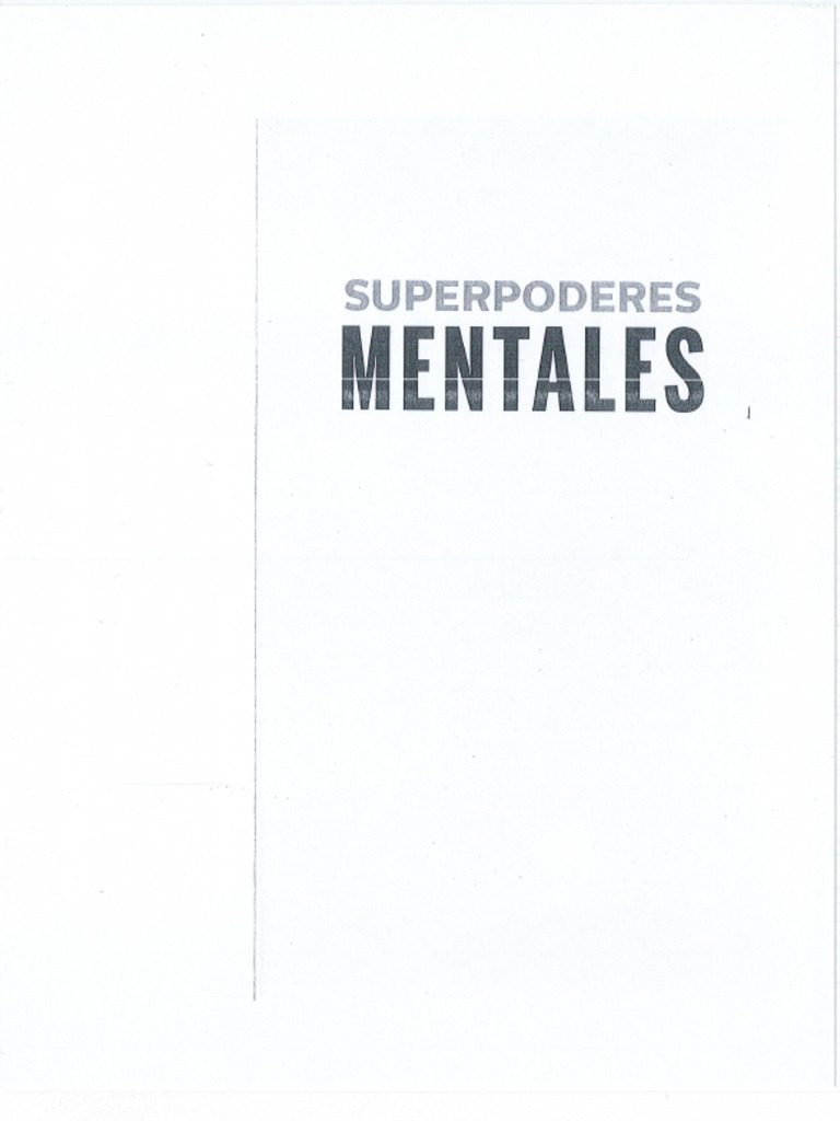 Superpoderes Mentales | PDF