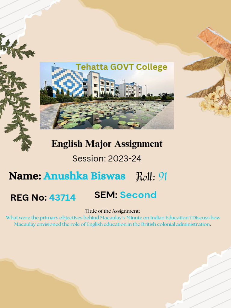 Anushka Front Page (Major) | PDF