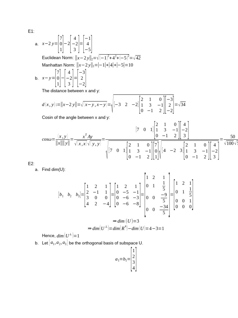 ASM1 MAI | PDF | Eigenvalues And Eigenvectors | Mathematics