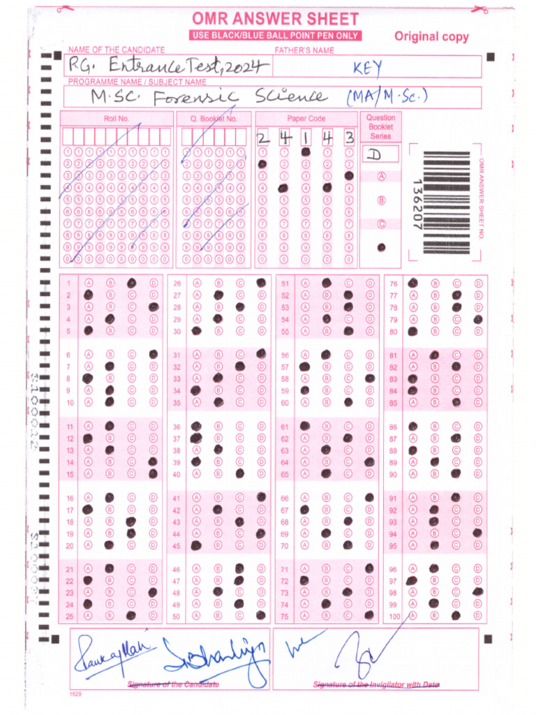 MSC Forensic Science D 060824 | PDF