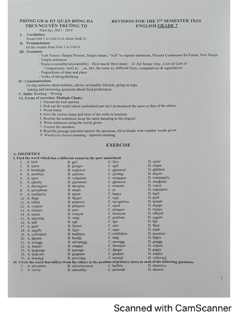 ĐỀ NGUYỄN TRG TỘ | PDF