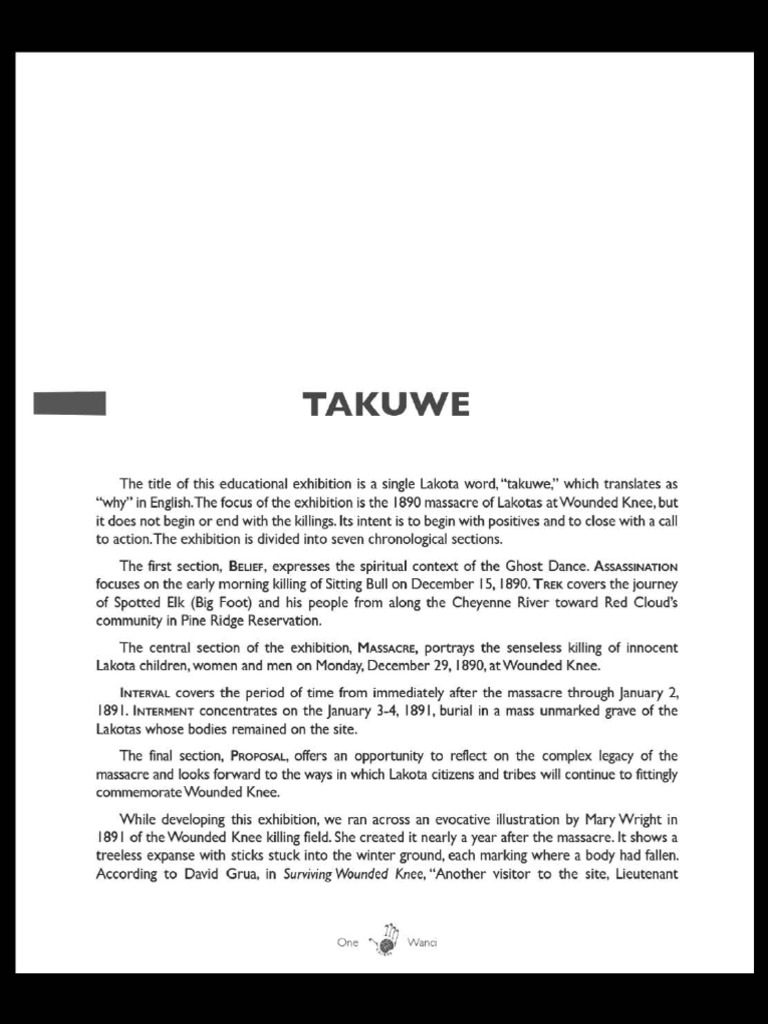 Takuwe - Online Exhibit Poems | PDF | Sioux | Canadian Prairies
