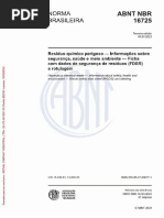 ABNT - NBR - 16725 - 2023 - FDSR RESIDUOS e ROTULAGEM | PDF ...