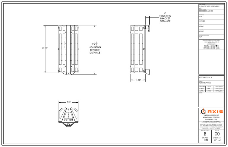 Backpack Assembly Dimensions and Specs | PDF
