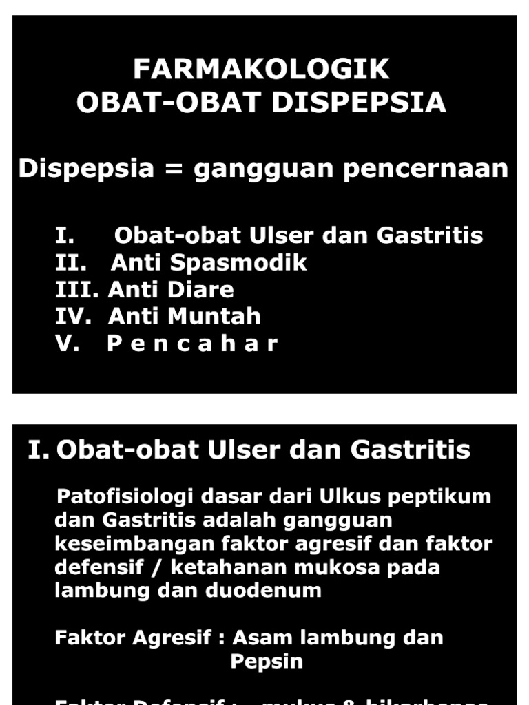 Obat Dispepsia | PDF