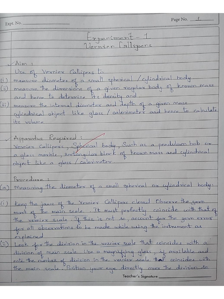 Physics Records Class 11 | PDF