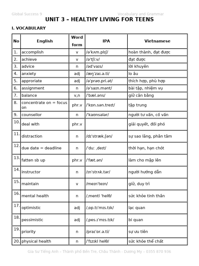 Global 9 - Unit 3 | PDF