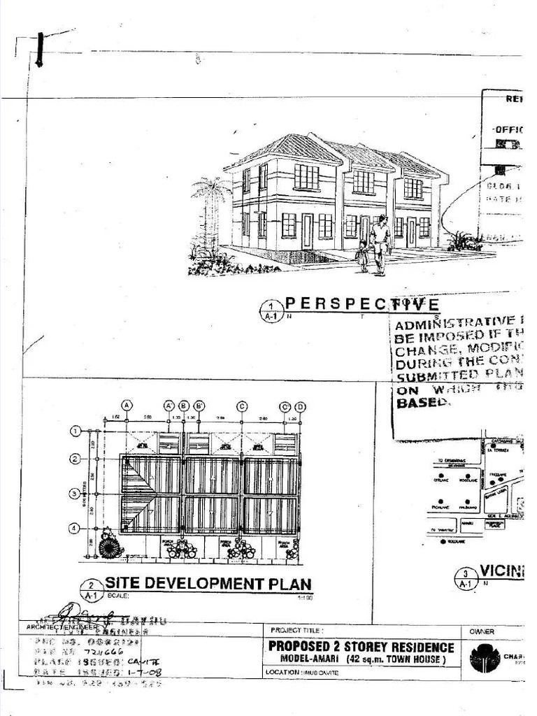PDF Two Storey Residential Building - Compress | PDF