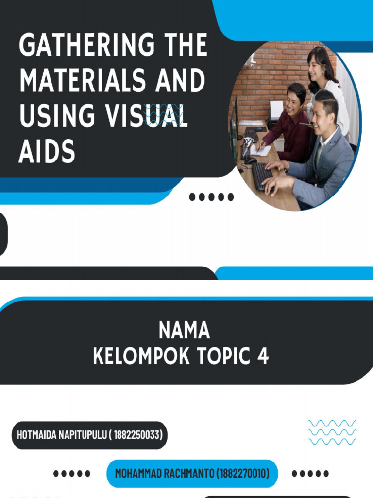 Gathering The Materials + Using Visual Aids | PDF