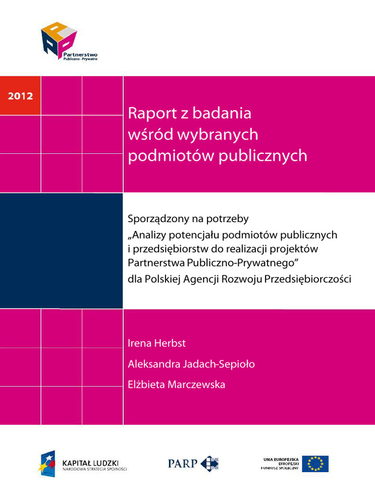 Przegladarka Plikow - Raport Z Badania Wsrod Wybranych Podmiotow ...