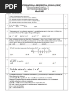 IMO Class 9 Sample Question Paper 2 For The Year 2023-24 | PDF | Circle ...