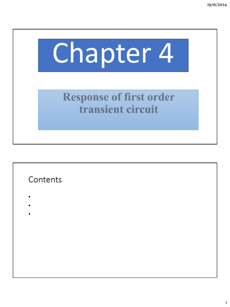 Chapter 4 and 5 | PDF | Electrical Network | Electrical Engineering