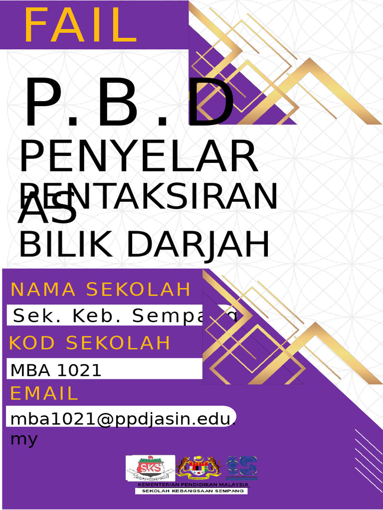 Cover Fail Penyelaras PBD 2024 | PDF
