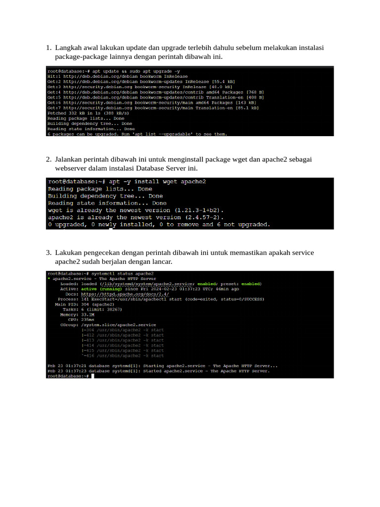 Install Database Server | PDF