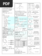 Basic Math Formulas Cheat Sheet | PDF
