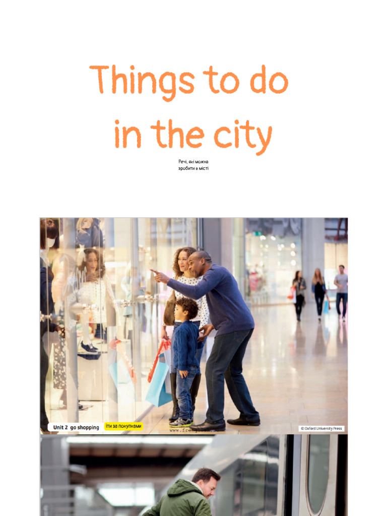 Things To Do in The City | PDF