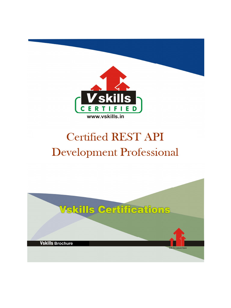 Vs 1571 Certified Rest API Development Professional Brochure | PDF ...
