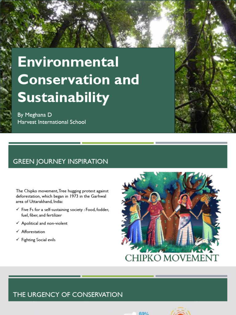 Environmental Conservation & Sustainability Guide | PDF