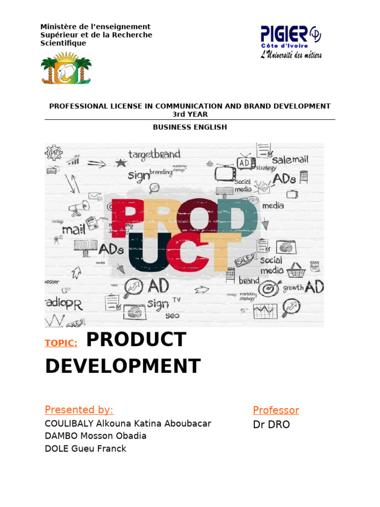 Expose D'anglais Simplifie | PDF | Marketing | New Product Development