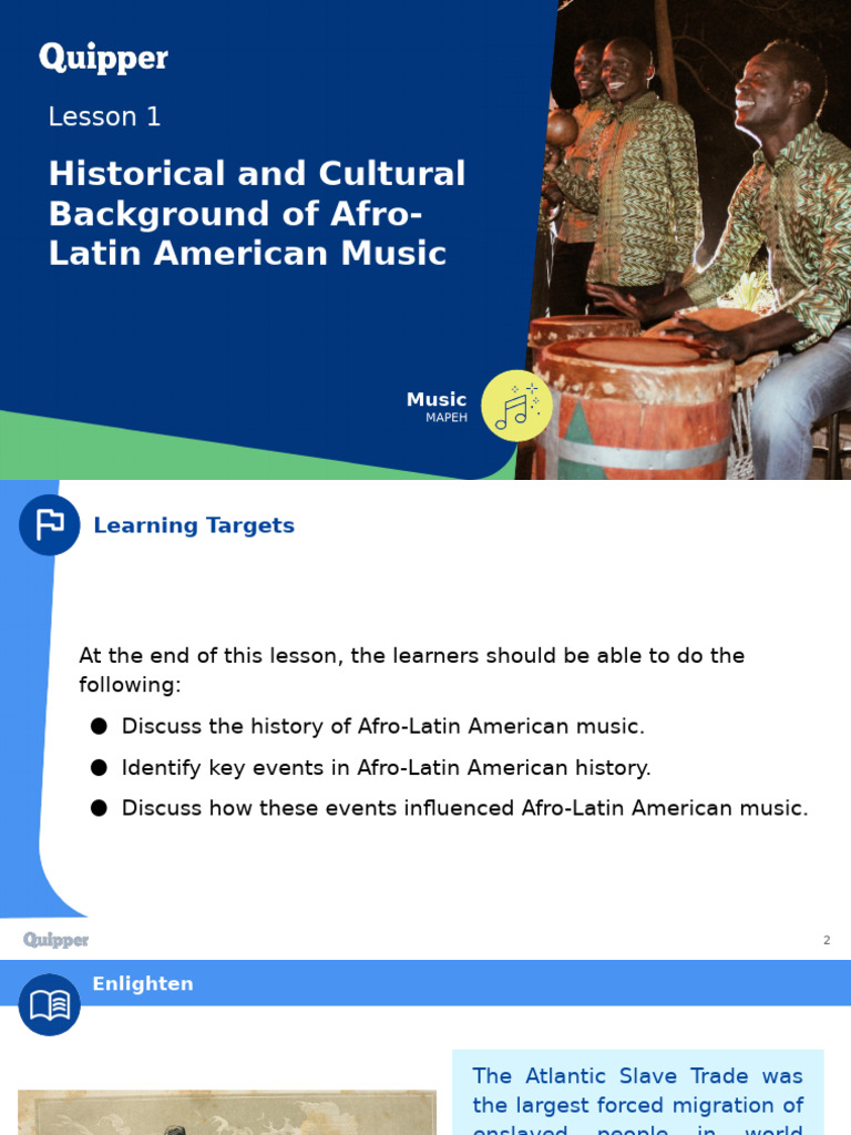 MU 10 Q2 0301 Historical and Cultural Background of Afro-Latin American ...
