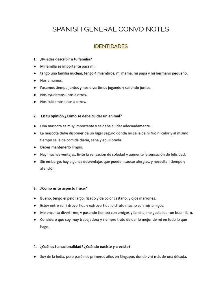 Spanish General Convo Notes | PDF | Transporte | Deportes