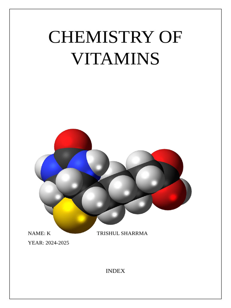 Chemistry Editied V Erasion Part Two | PDF | Vitamin A | Vitamin E
