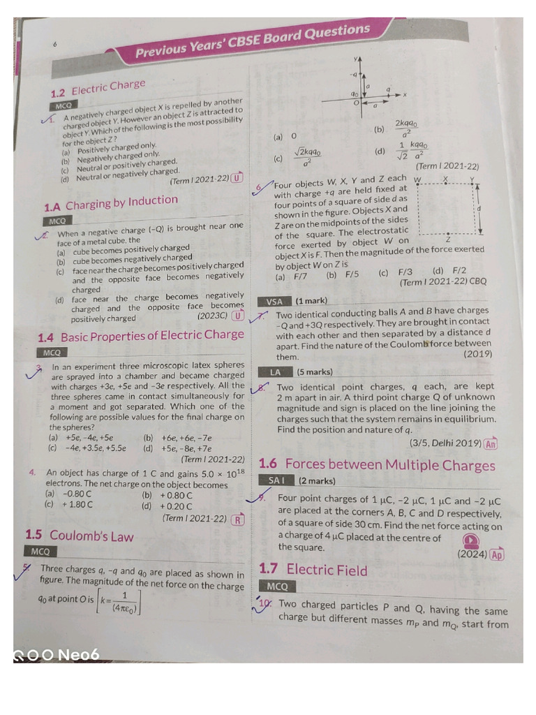 Chapter 1 Physics Pyq | PDF