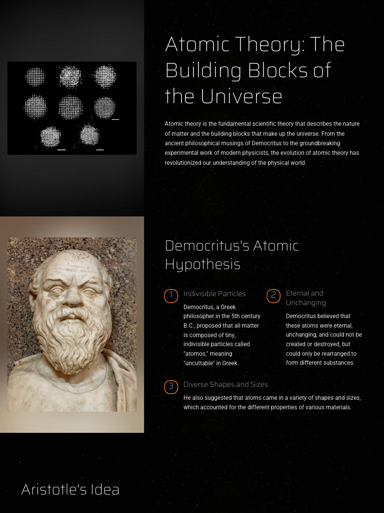 Evolution of Atomic Theory | PDF | Atoms | Electron