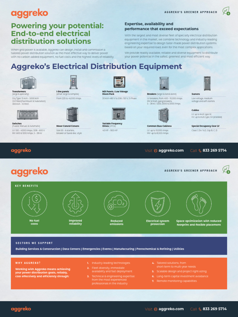 Electrical Distribution Product Flyer 1729514434582 | PDF | Electric ...
