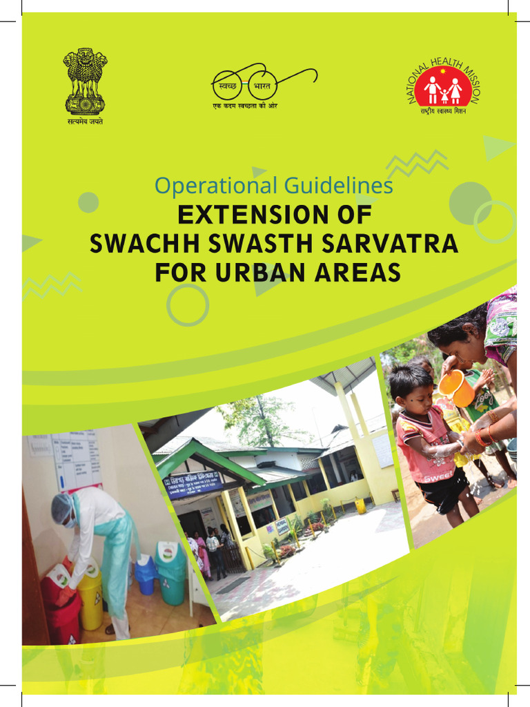 Urban Swachh Swasth Sarvatra Guidelines | PDF | Sanitation | Wash