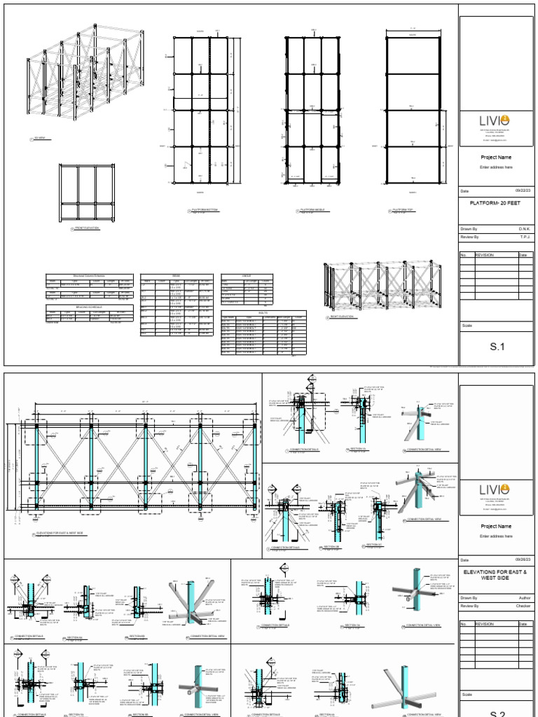 Stackable Platform Assembly_20 FEET | PDF