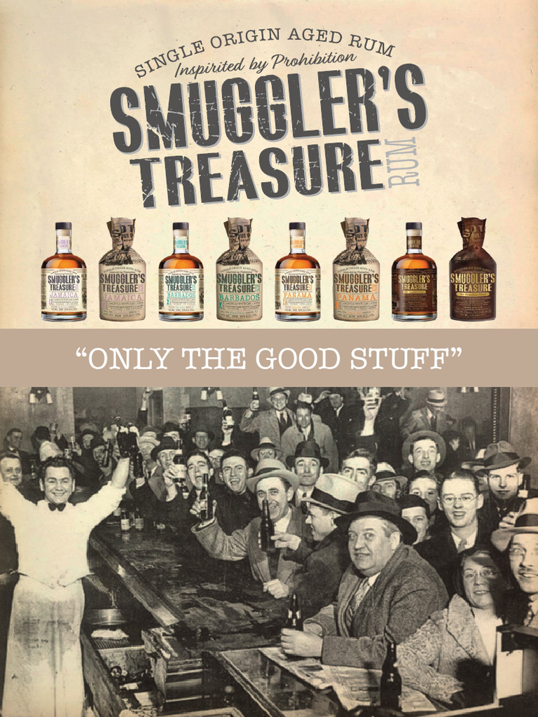 Smuggler's Treasure Brochure | PDF | Rum | Bourbon Whiskey