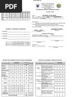 Deped Form 138 Jhs | PDF | Value (Ethics) | Teachers