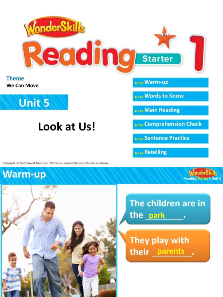 Starter 1 Unit 5 Look at Us! | PDF