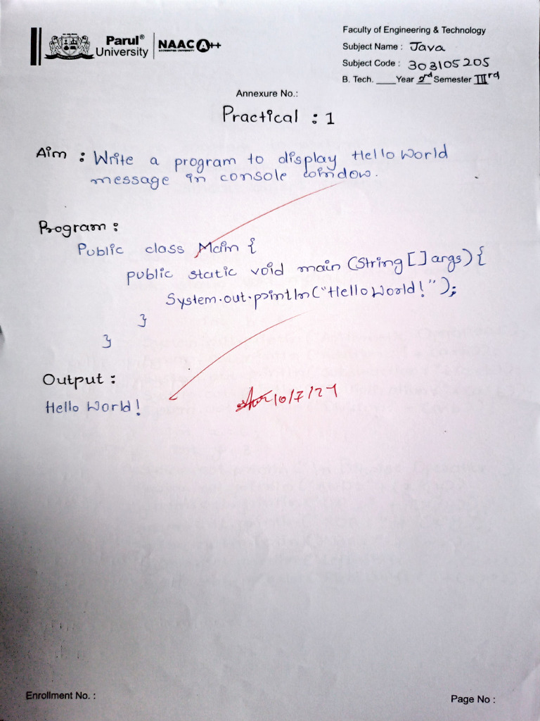 Java Manual (1-15) | PDF