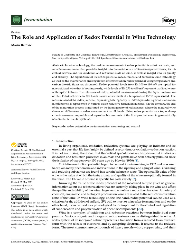 The Role and Application of Re | PDF | Redox | Chemical Reactions