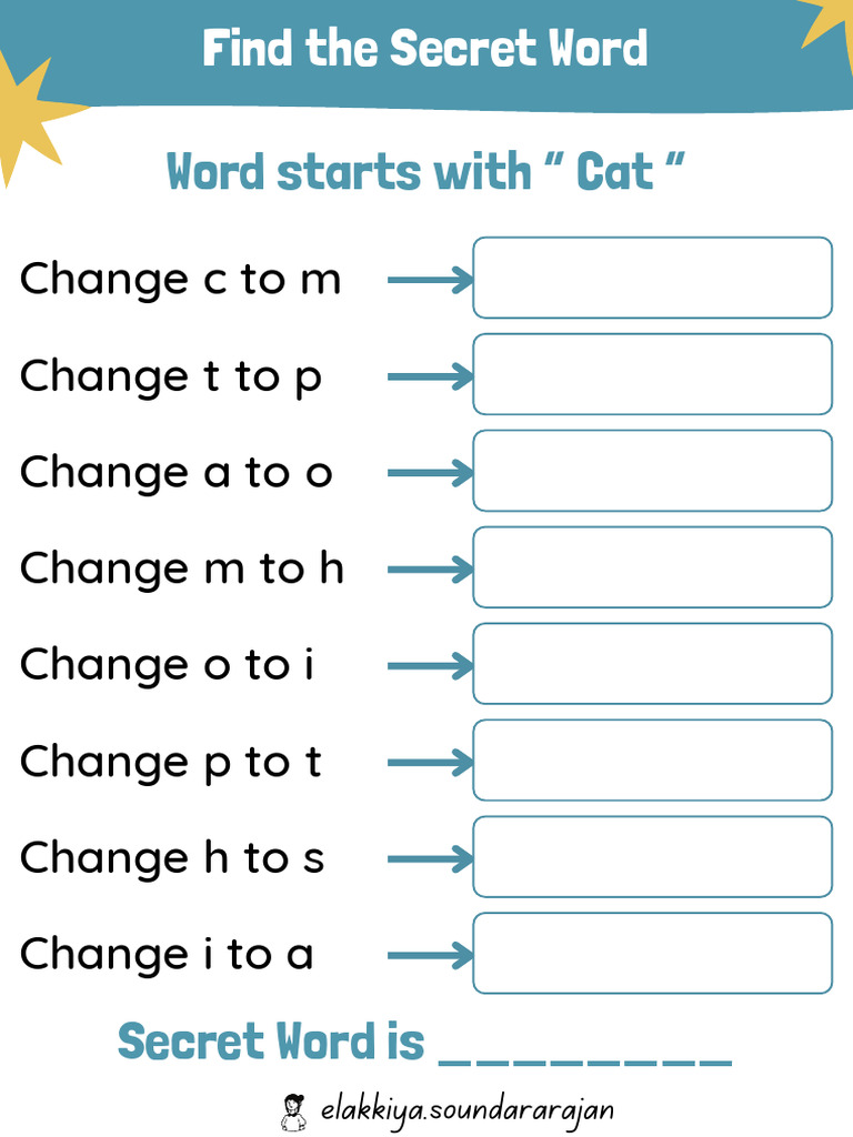 Secret Word Elakkiya | PDF