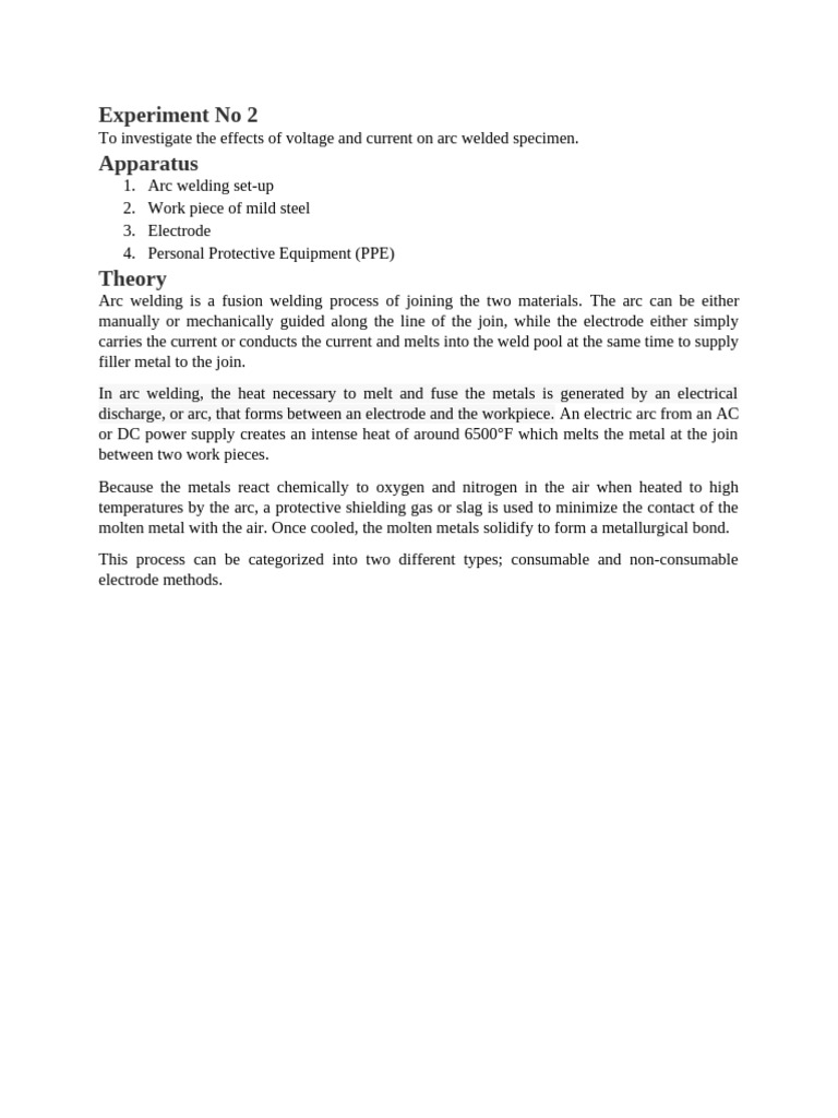 Experiment No 2 | PDF