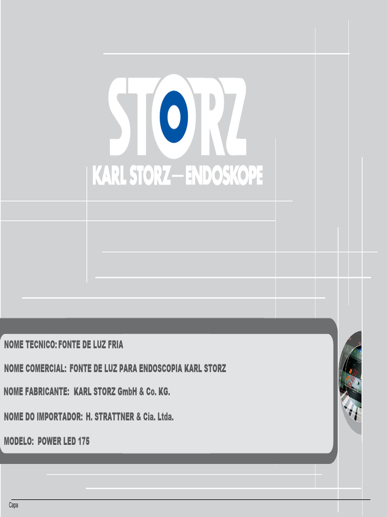 IU-Fonte-de-Luz-Power-LED-175 STORZ | PDF | Luz | Engenharia Elétrica