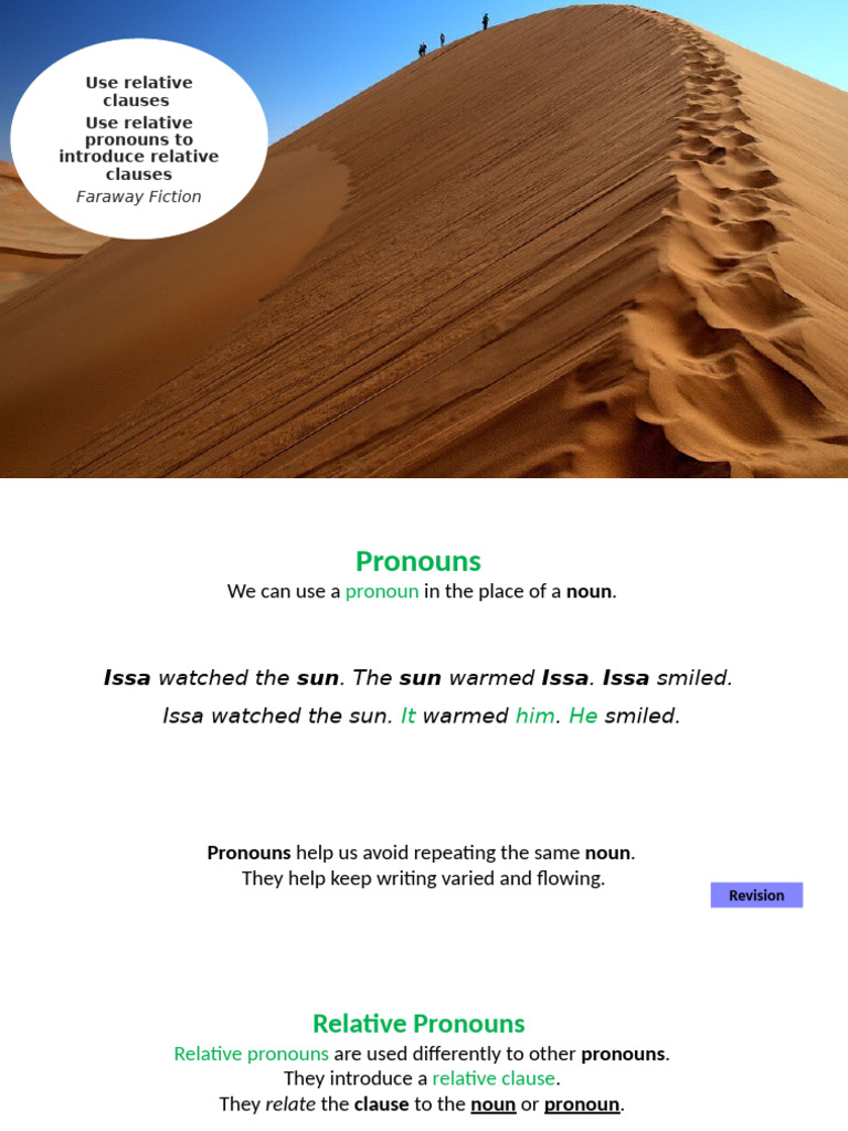 Understanding Relative Clauses and Pronouns | PDF | Clause | Comma