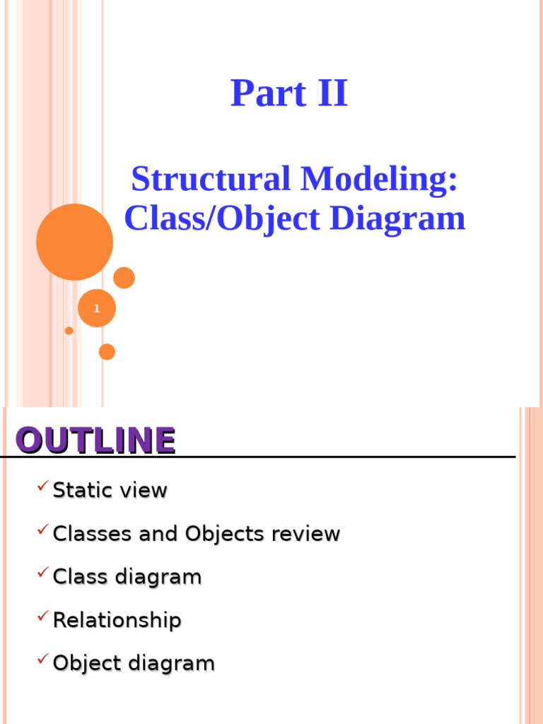Structural Modeling: Class/Object Diagram | PDF | Class (Computer Programming) | Conceptual Model