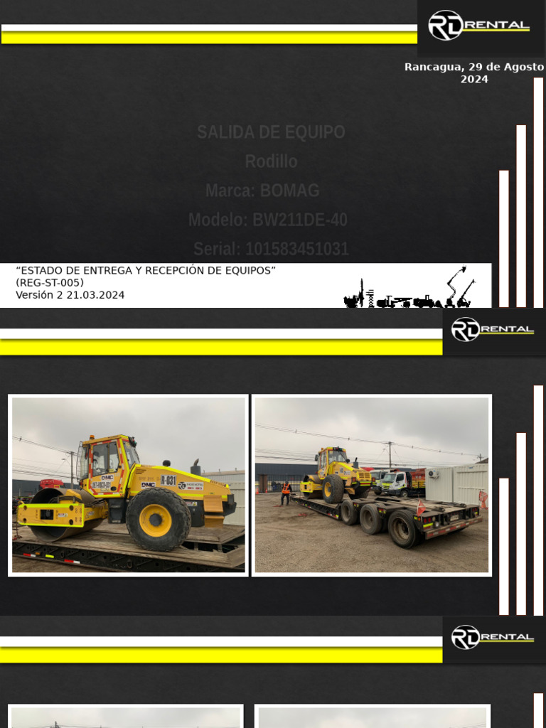 Salida de Equipo EXCA-428 | PDF