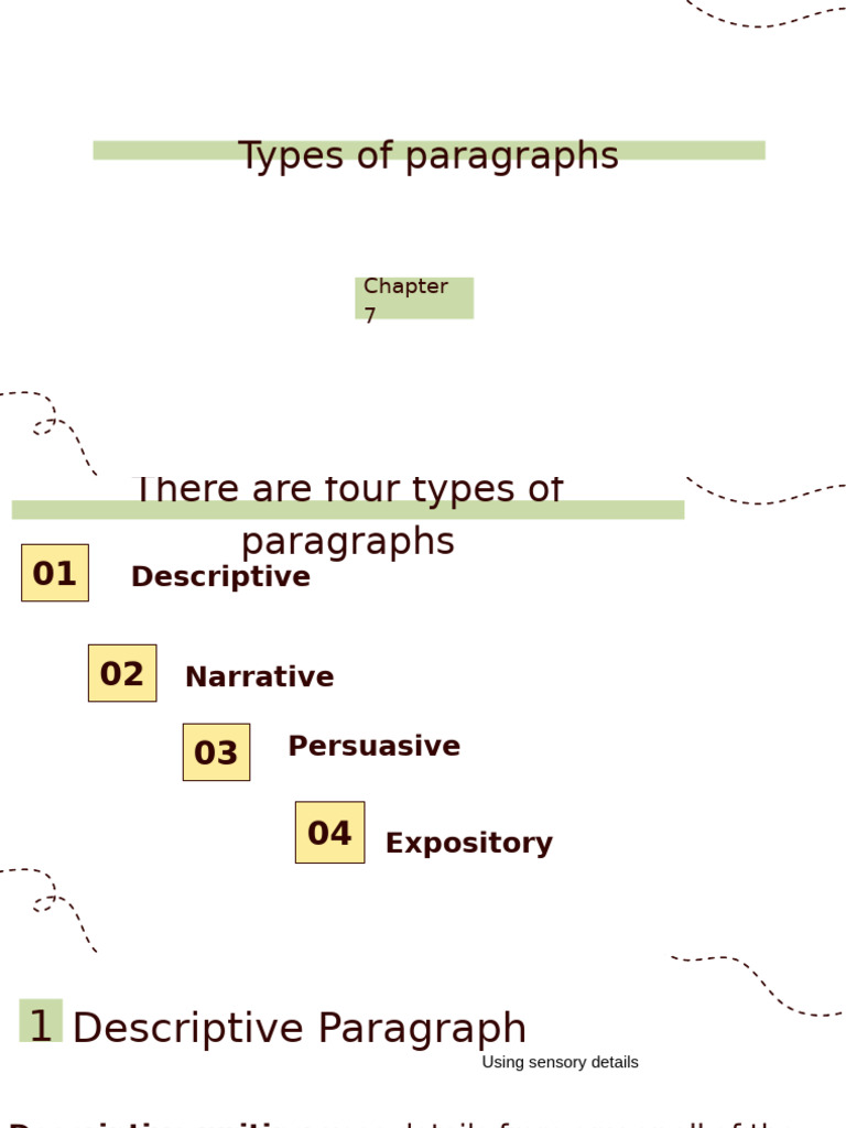 Four Types of Paragraphs Explained | PDF | Planets | Solar System