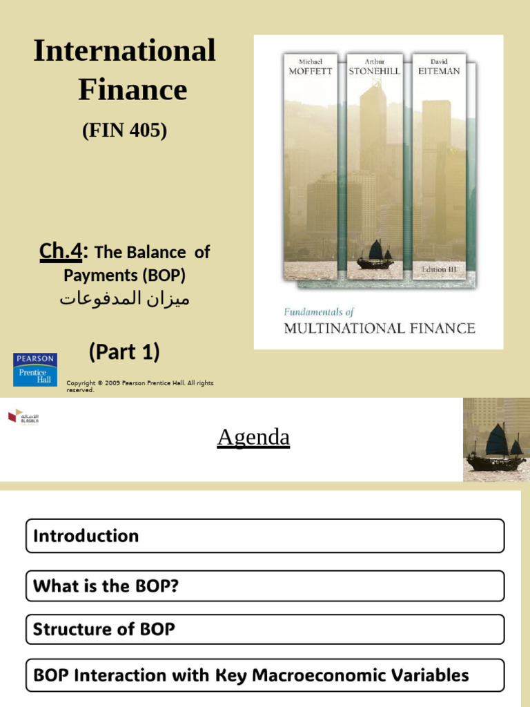 CH.4 - Part 1 | PDF | Balance Of Payments | Capital Account