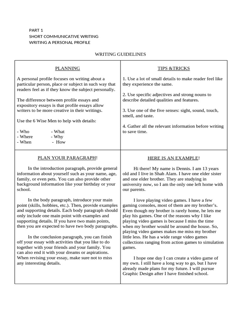 Writing Exercise (Enrichment) | PDF | Gardens