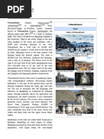 Module Uttarakhand Geography | PDF