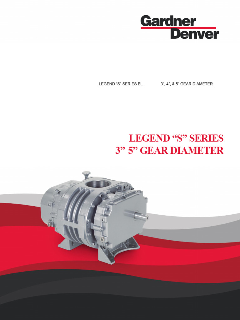 Parts List, Operating & Service Manual: Legend "S" Series 3"-5" Gear ...