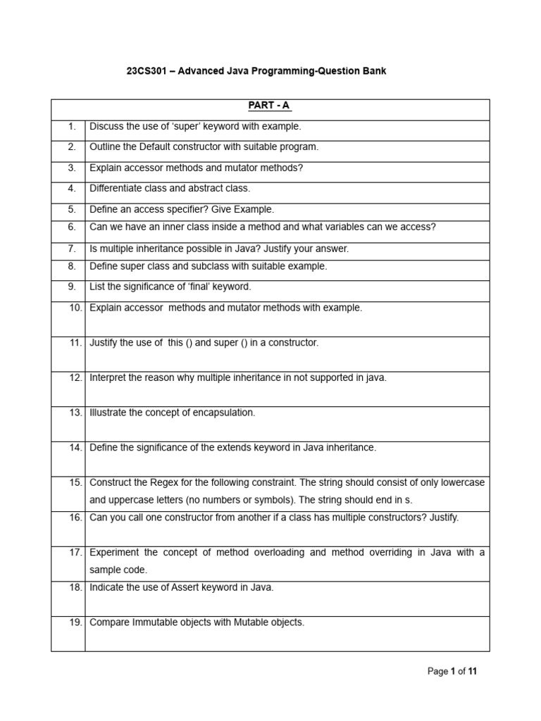 Cia Java Pdf Method Computer Programming Class Computer Programming