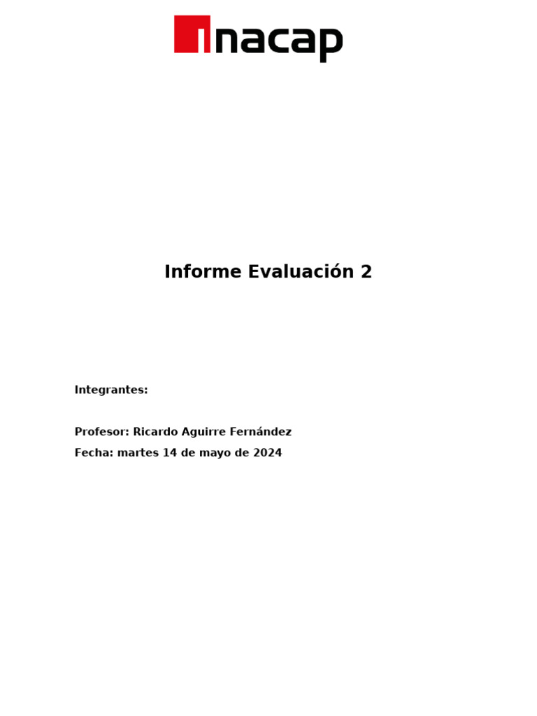 Formato para Realizar Informe Escrito | PDF